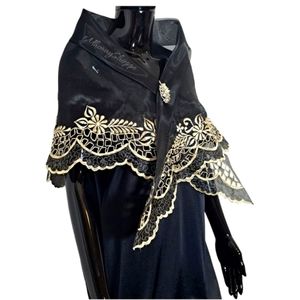 Handmade | Accessories | Black Cutwork Embroidery Modern Filipiniana ...
